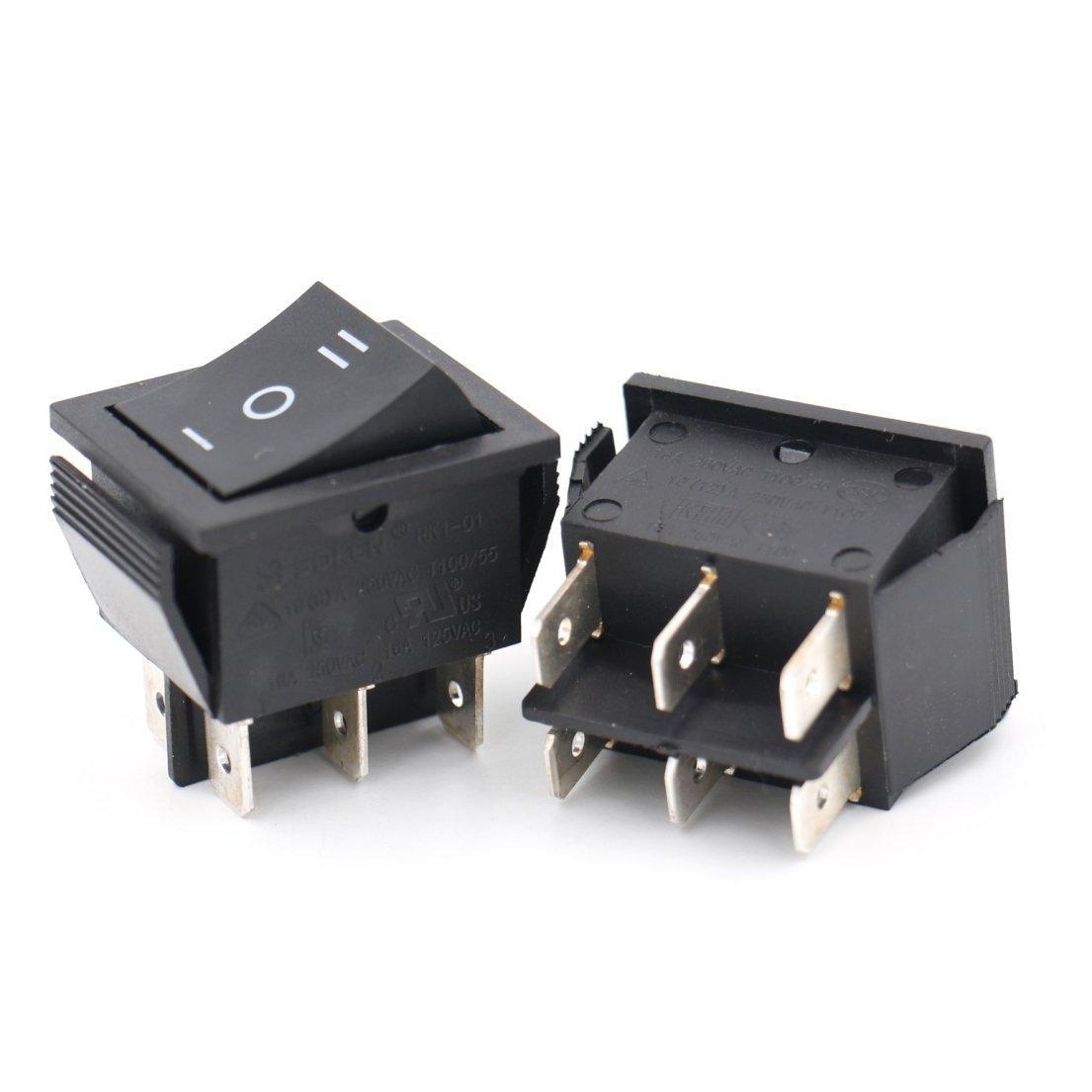 Prekidač 1-0-2, 6 pinova, 16A - Electronic Shop